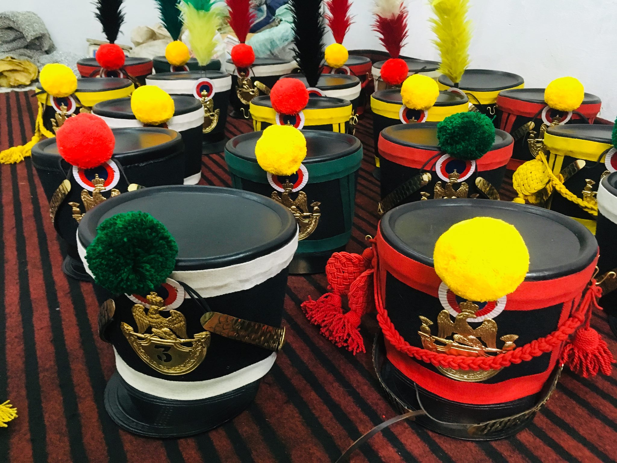 In- House Production Shako hats with Accessories – MAP Crafts