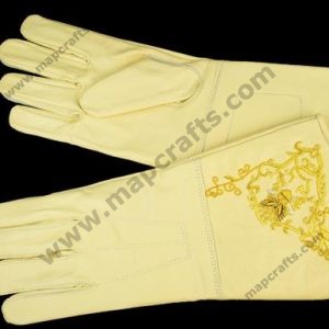 Civil War gauntlets White Leather – MAP Crafts