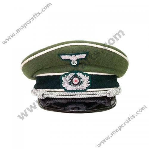 German WWII SS Visor Cap Reproduction – MAP Crafts