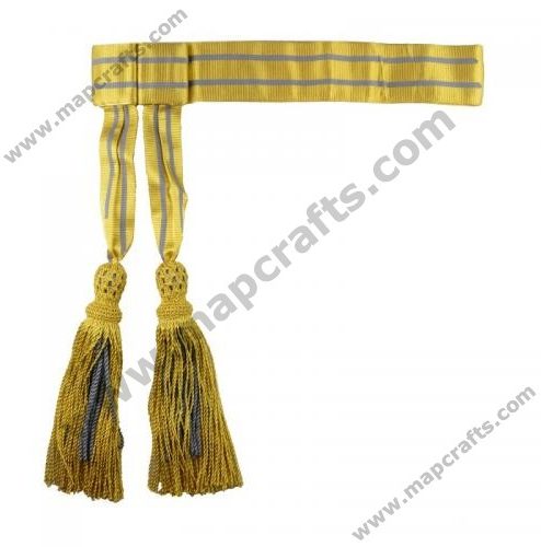 Gold and black waist sash is worn by Royal Army Chaplains in the ...